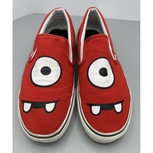 Vans | Shoes | Rare Vans Off The Wall Yo Gabba Gabba Muno Face Red ...
